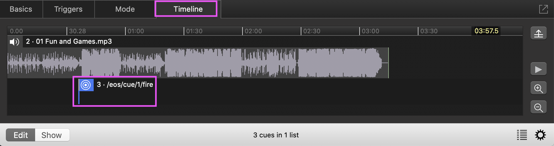 EOS Cues Triggered by Qlab – Mark LaPierre Lighting