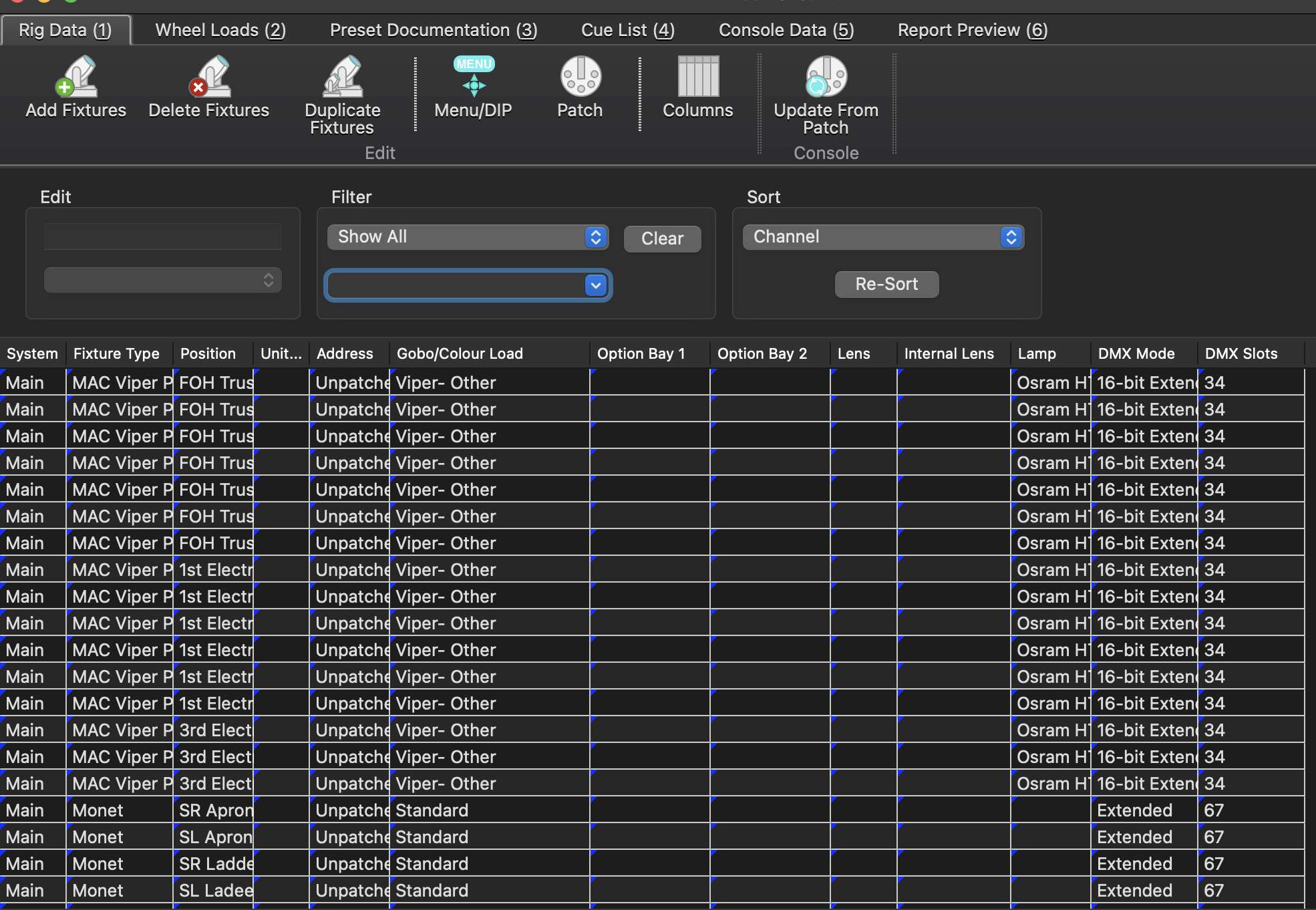 Moving Light Assistant – Mark LaPierre Lighting