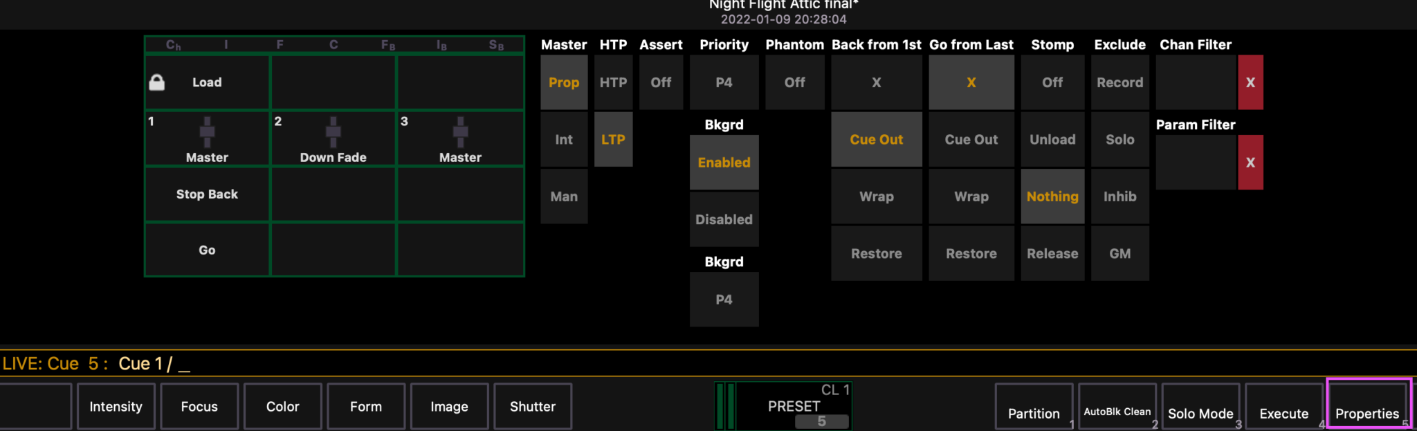 Sub and Cue List Macro – Mark LaPierre Lighting