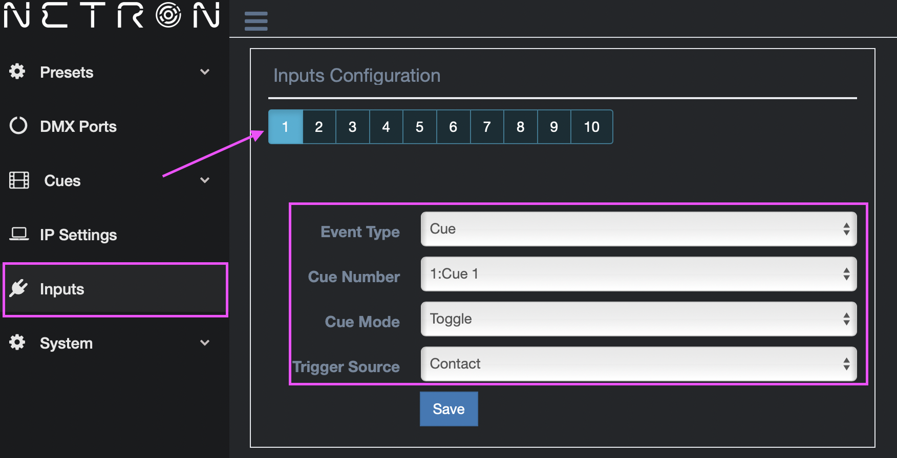 Contact Closure Triggers with Netron – Mark LaPierre Lighting