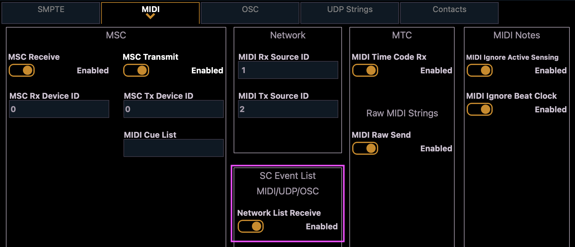 MIDI Notes for Cue Triggers – Mark LaPierre Lighting